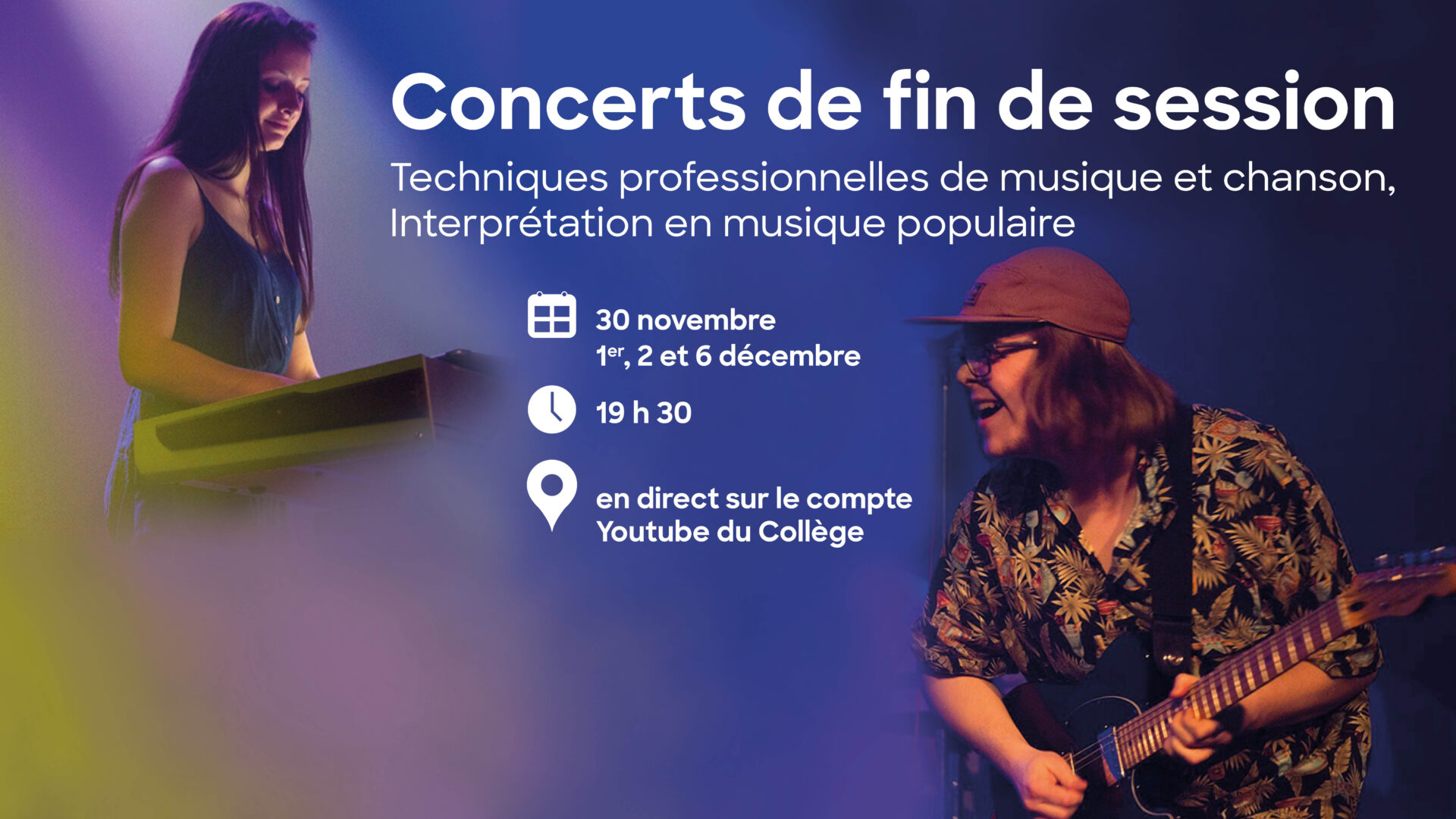 Concerts de fin de session - Interprétation en musique populaire ...