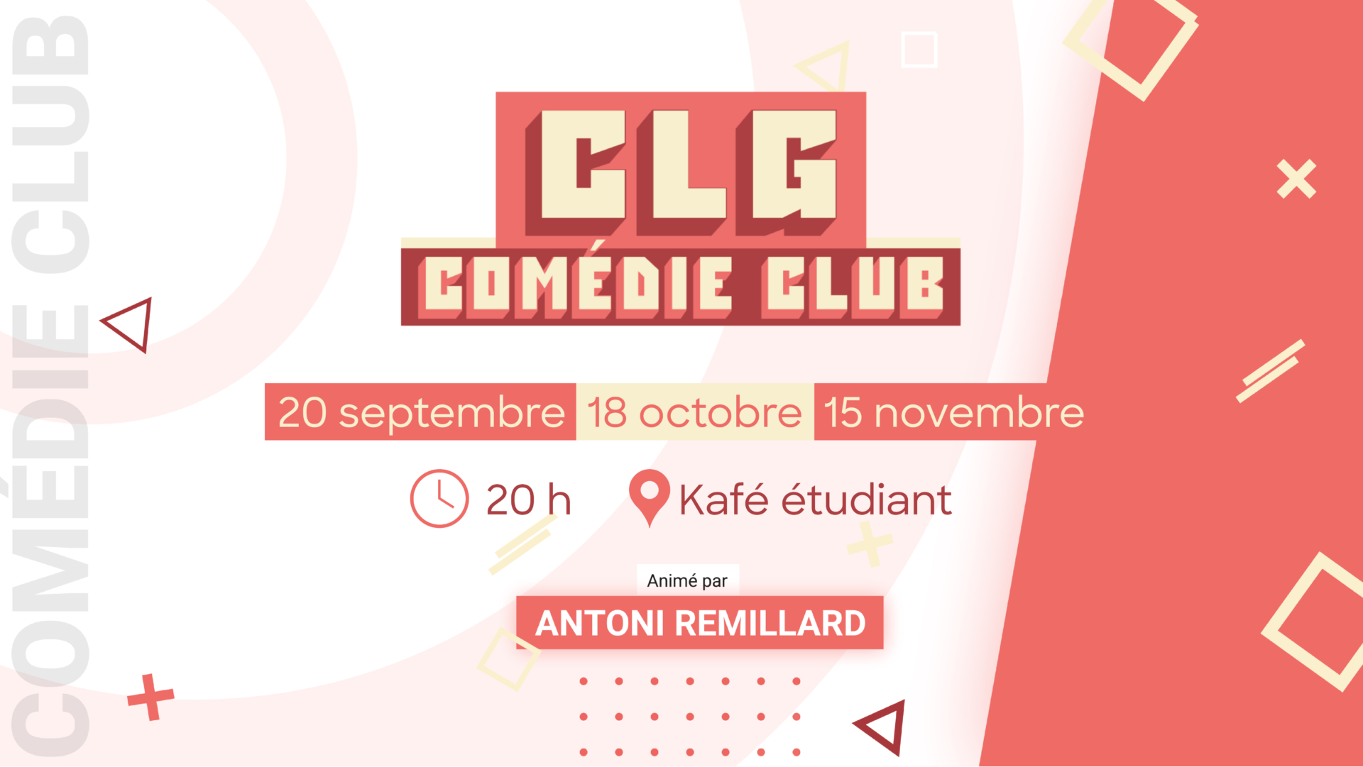 CLG Comédie Club — L'heure du rire a sonné! - Collège Lionel-Groulx