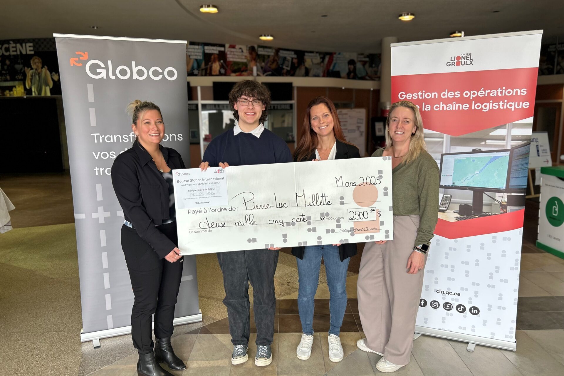 Félicitations au finissant Pierre-Luc Millette, lauréat de la bourse ...